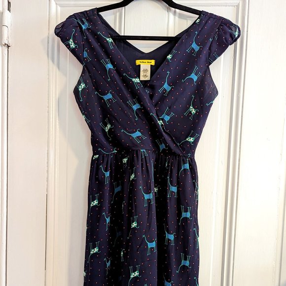 Yellow Star | Dresses | Yellow Star Dress Bluemulticolored Small ...